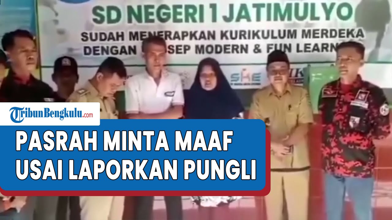 Orangtua Pelapor Pungli di Sekolah Pasrah Minta Maaf, Cabut Laporan ...