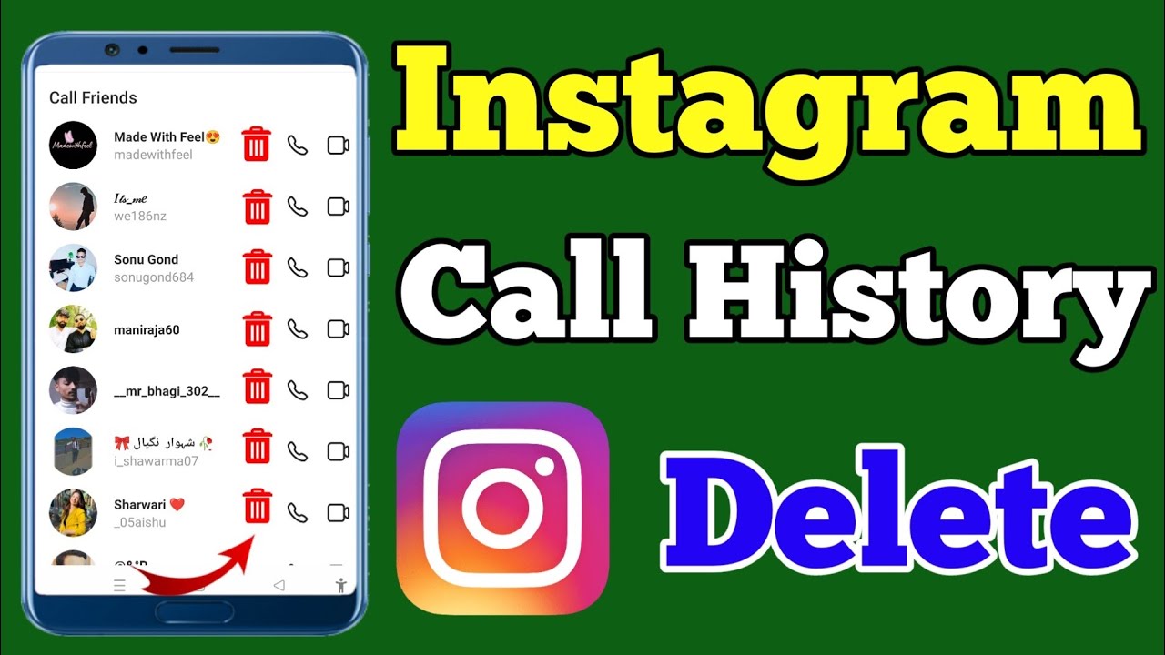 How To Delete Instagram Call History || Instagram Call History kaise ...