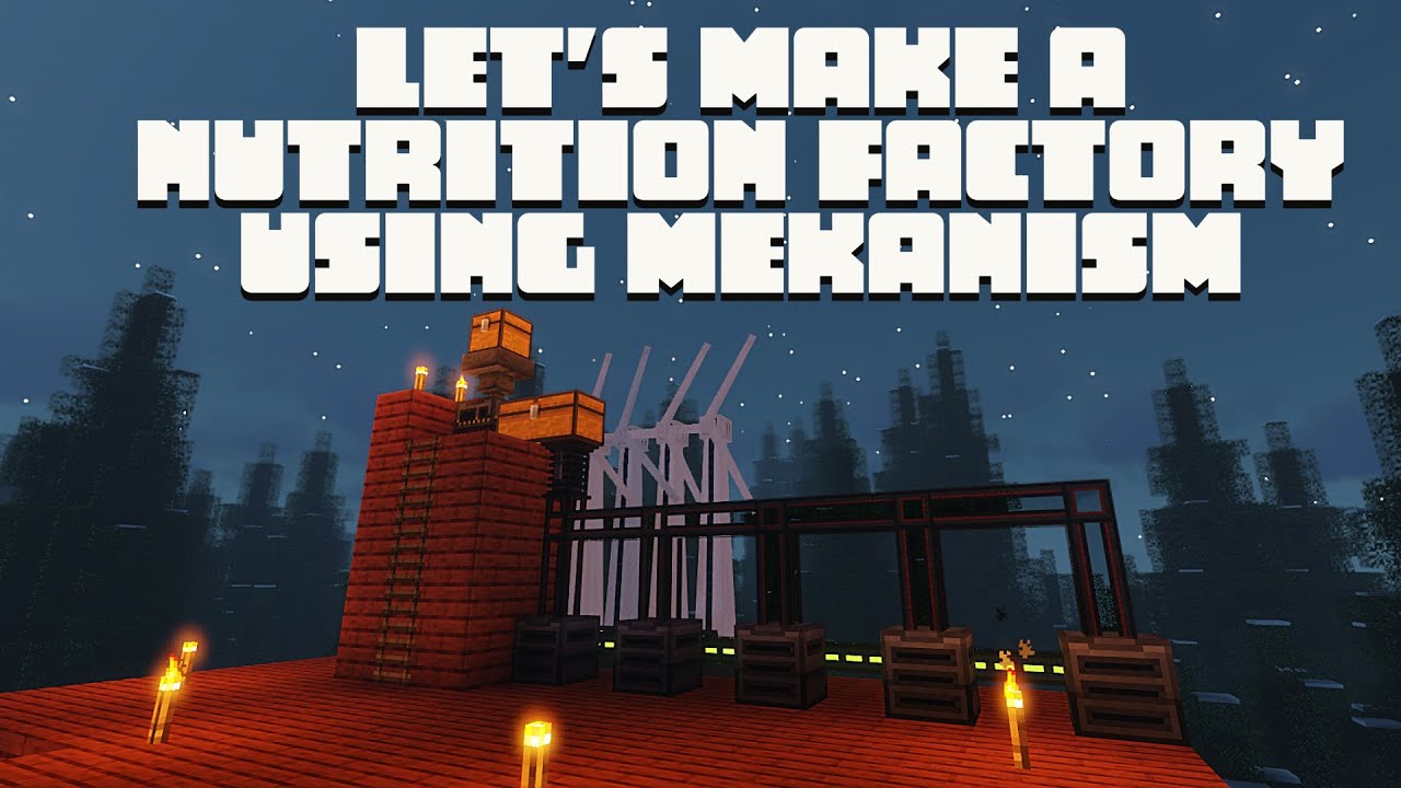 Let's Make a Nutritional Factory Using Mekanism! - Minecraft Let's Play ...
