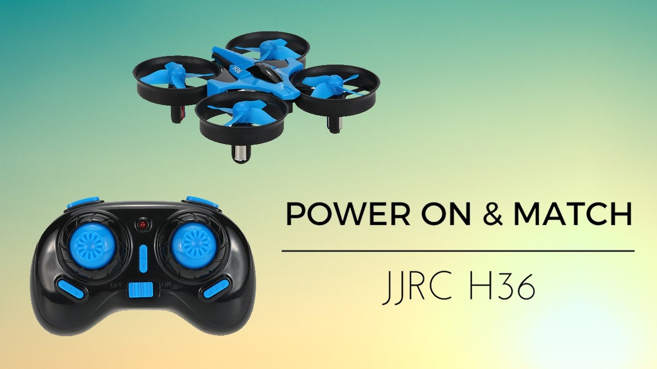 [Power on & Match ] JJRC H36 - Pair the Quadcopter with the control ...