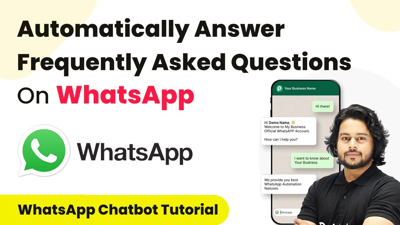FAQ Bot – Automatically Answer Frequently Asked Questions On WhatsApp ...