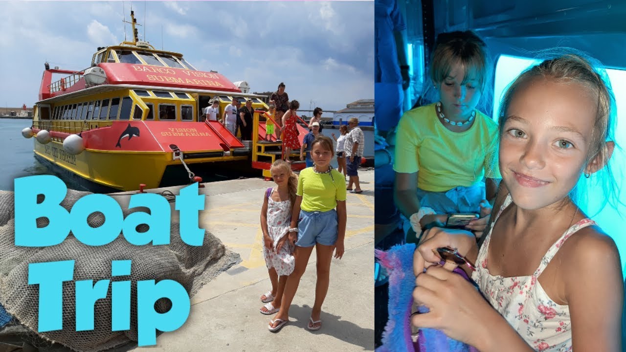 We're going on the BOAT 🤩 boat trip/under water 💦 - YouTube