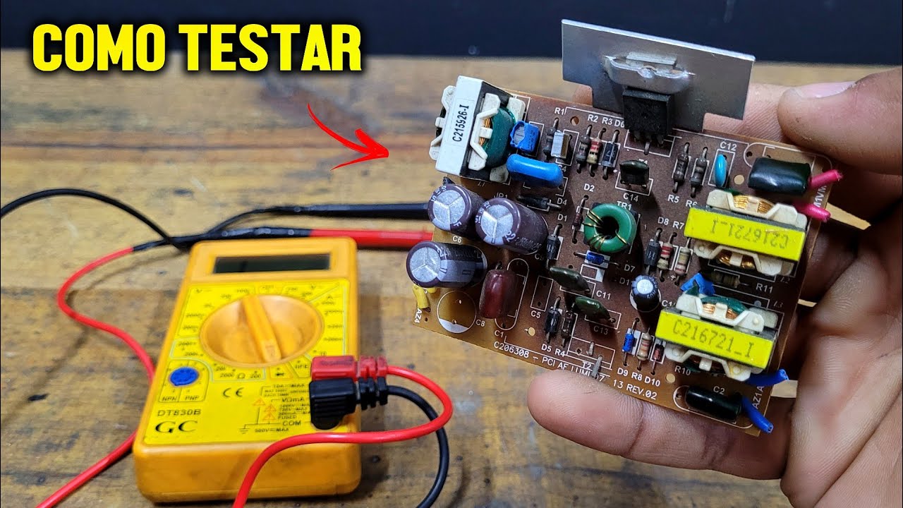 Como Testar Os Componentes Da Placa Passo A Passo Youtube