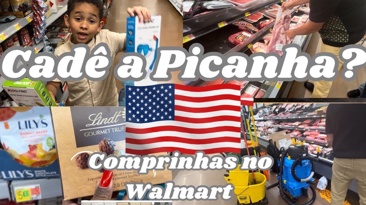 Procurando Picanha e Compras no Supermercado Walmart no Domingo! 🇺🇸 ...