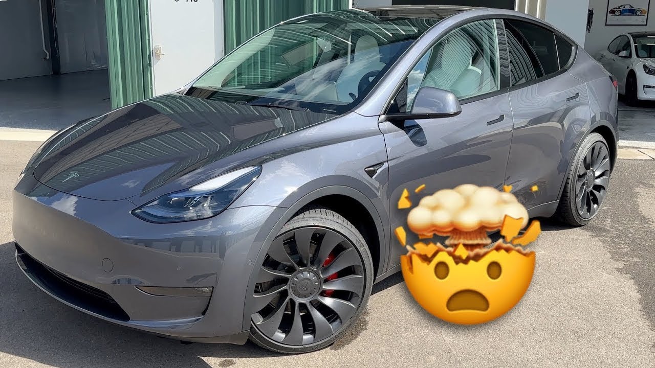 Check Out The Awesome Paint On This Brand New Model Y! Tesla Is Upping ...