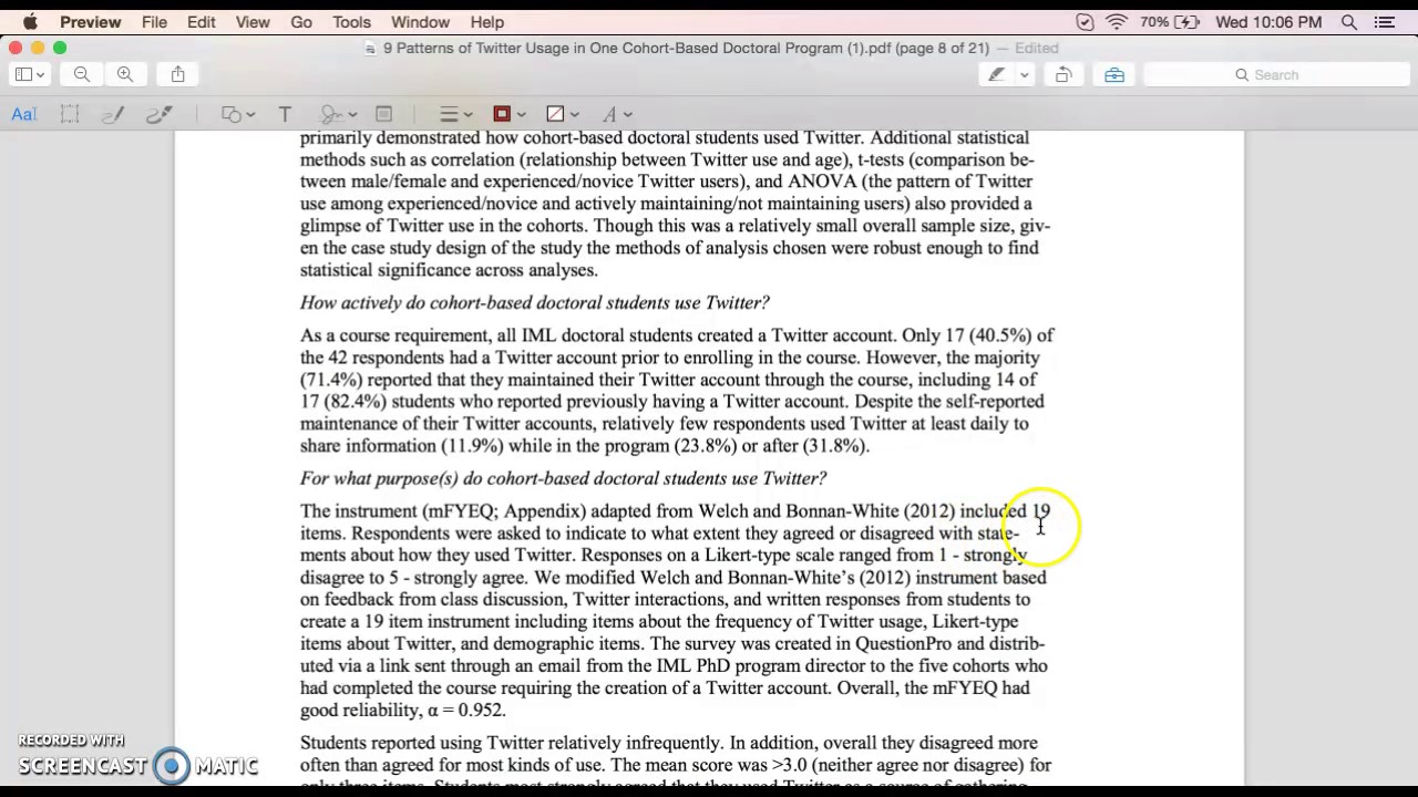 Writing Outputs/Results in APA Format - YouTube