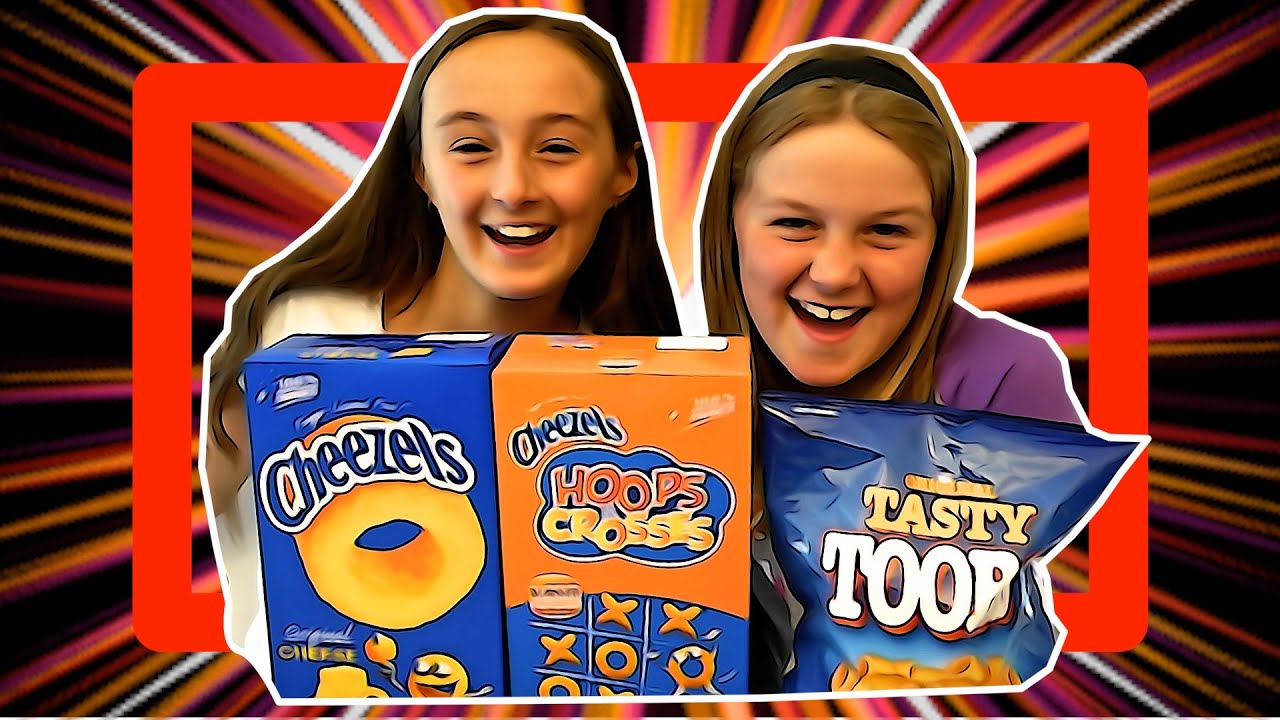 Australian Girls TASTE TEST Cheezels, Crosses and Zeros, Toobs - YouTube