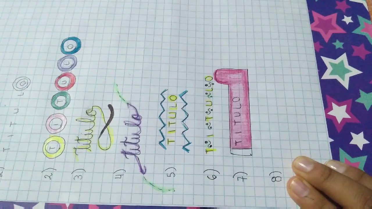 20 títulos lindos para tus libretas!!😏 - YouTube