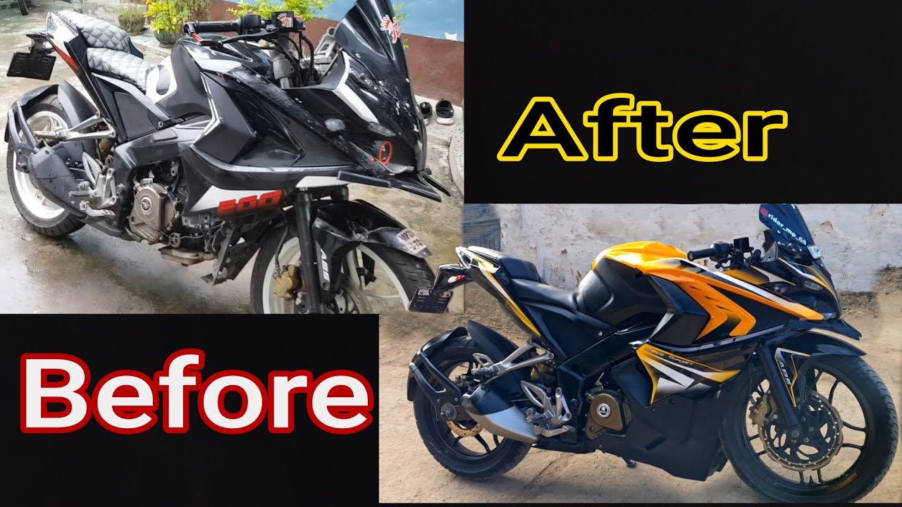 rs200 modified #full body engine restore monster looking#a2z bike ...