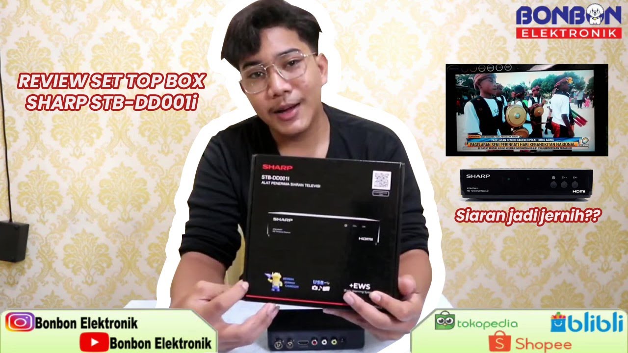 Sharp Set Top Box STB-DD001i Digital TV Receiver STB DVB-T2 Terbaru ...
