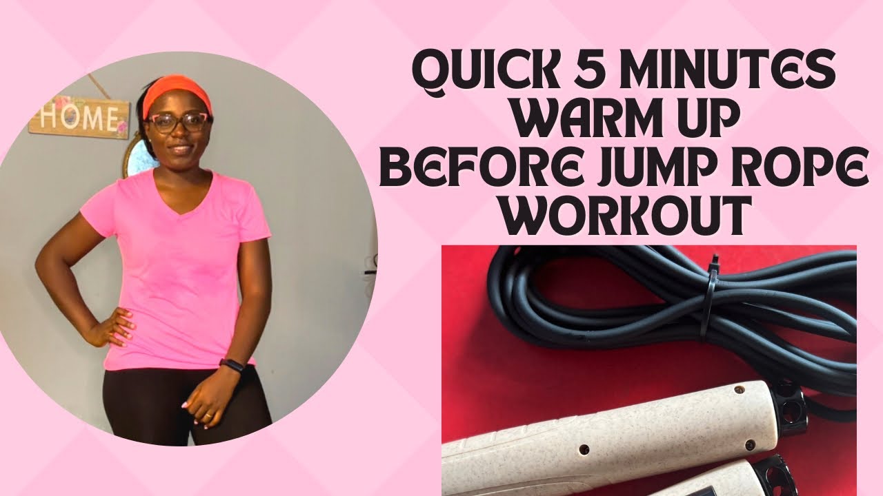 Quick 5 minutes warm up before jump rope workout - YouTube