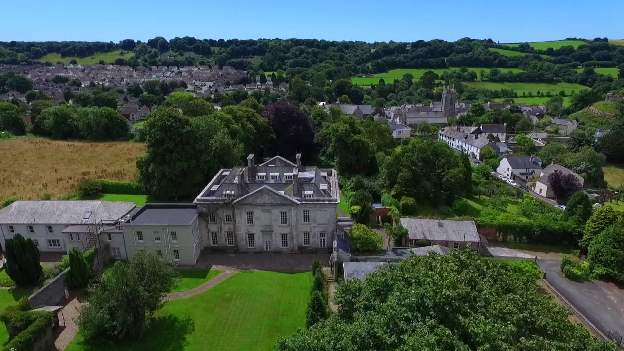 Flying over the Plympton House Estate - YouTube