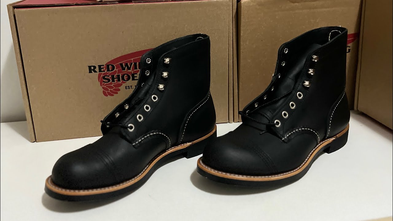 8084 Iron ranger black harness leather 🔥👌👍 - YouTube