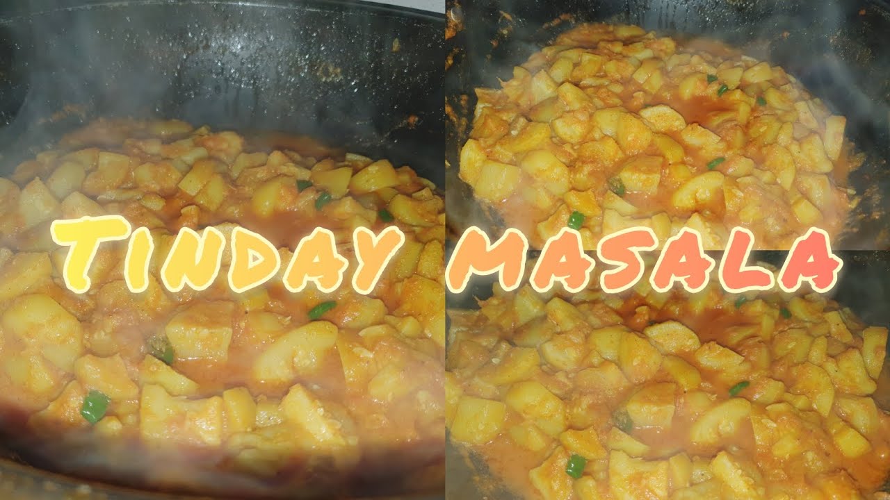 Tinday Masala Recipe | Spicy Round Gourd Curry - YouTube