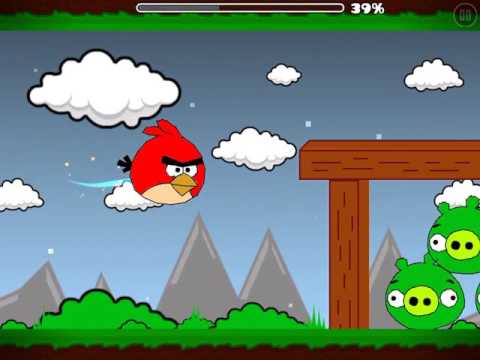 Angry birds in geometry dash! - YouTube