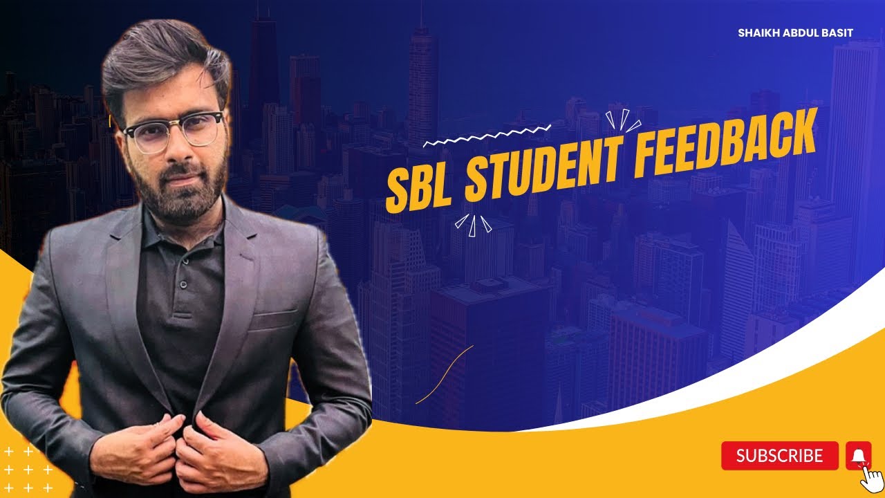 SBL Student Feedback | 70 Marks | December 2023 Attempt - YouTube