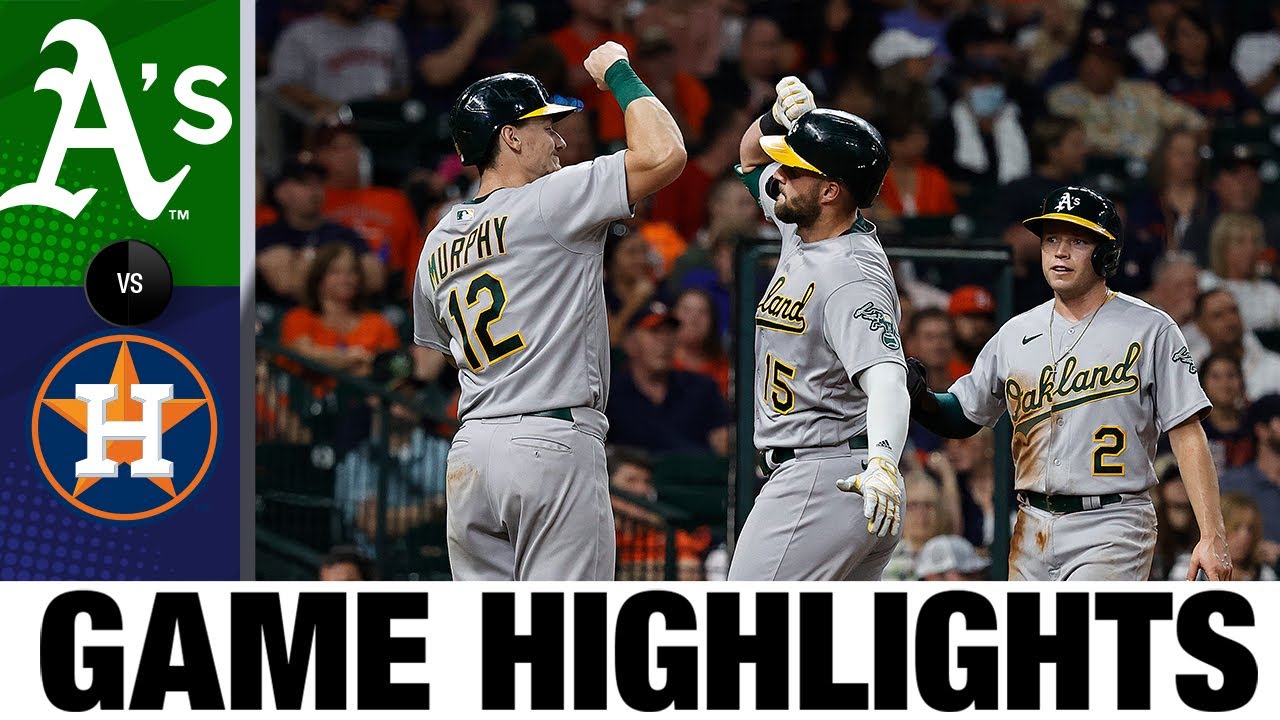 A's vs. Astros Game Highlights (9/17/22) | MLB Highlights - YouTube
