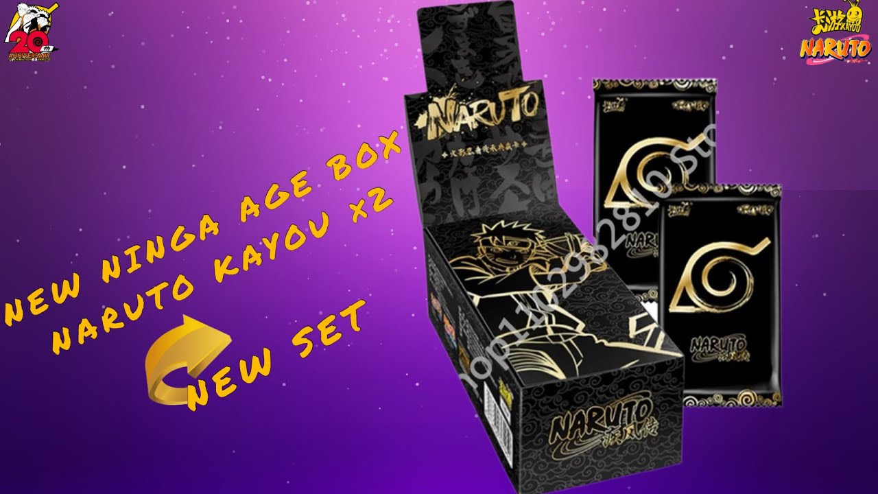 OPENING THE NEW BOX NARUTO KAYOU NINJA AGE/ ОТКРЫТИЕ НОВОЙ КОРОБКИ ...