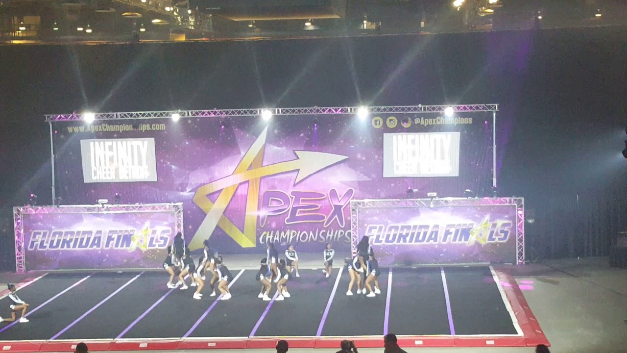Cheer competition Infinity 3rd place jrs. - YouTube
