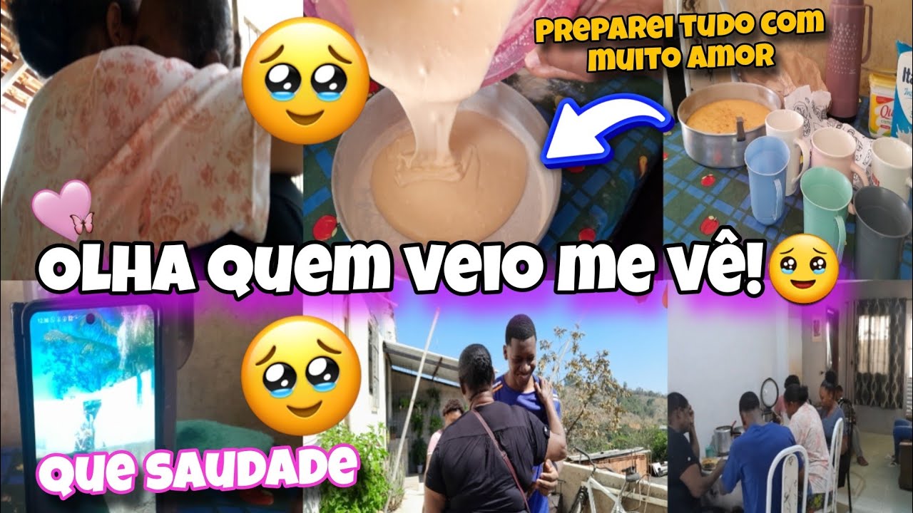 QUE SAUDADE DA MINHA MAMIS PREPAREI UM CAFÉ ESPECIAL PRA ELA+ ELA FOI ...