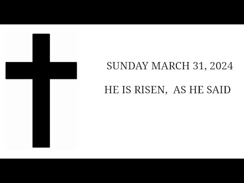 He Is Risen, As He Said - YouTube