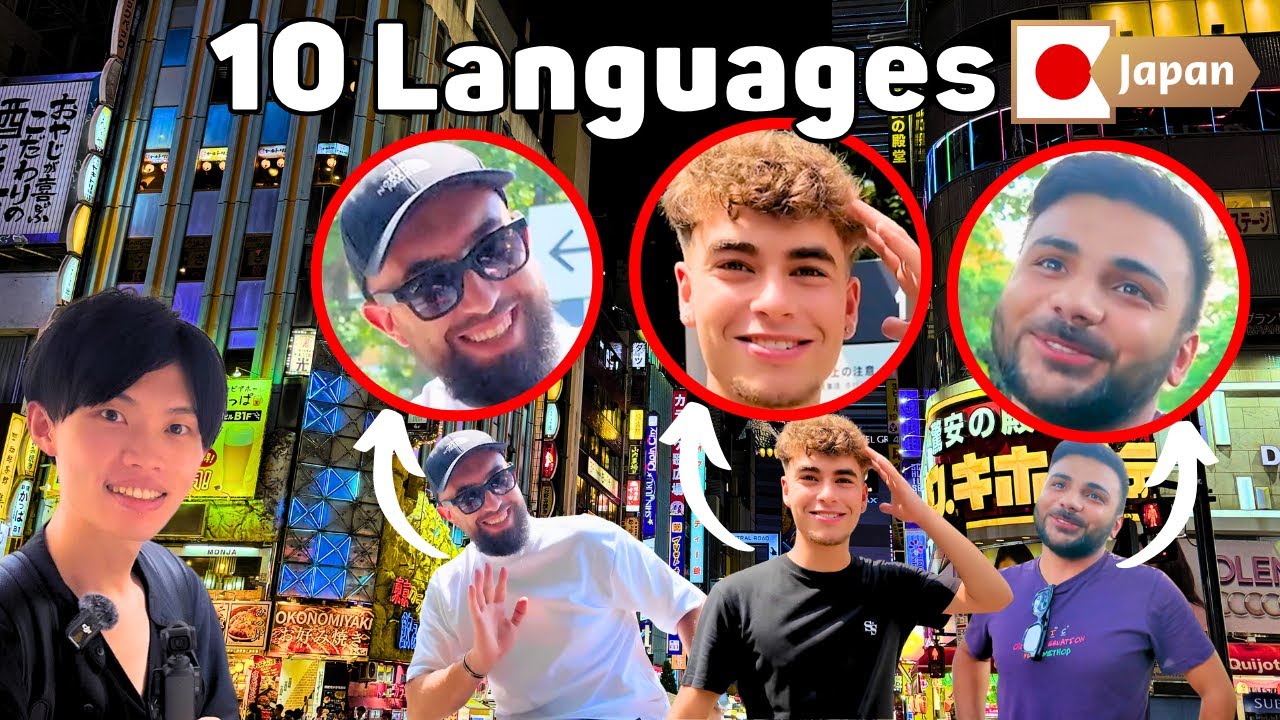 Japanese Polyglot SUDDENLY Speaks Everyone's Native Language in Tokyo ...