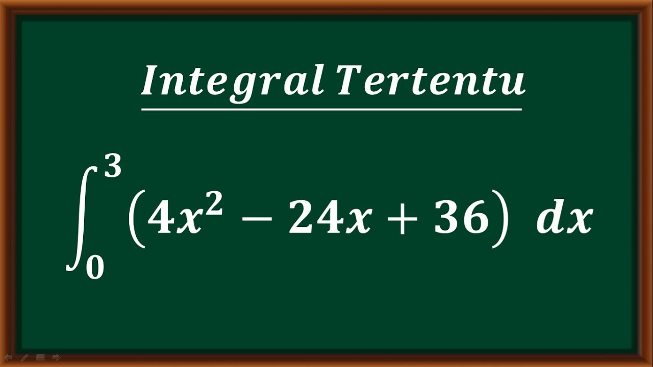 Cara mudah integral TERTENTU. Soal dan pembahasan materi matematika ...