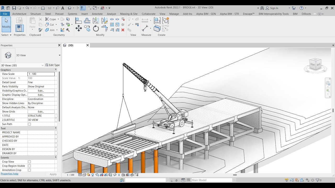 Install Precast Beam in Revit - YouTube