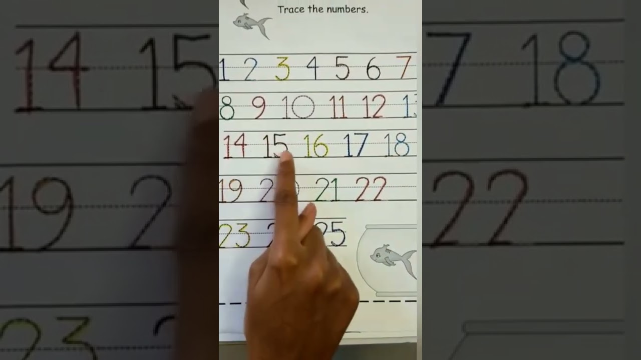 1 to 25 numbers counting for kids. #123 #kidsvideo #kidslearningvideo ...