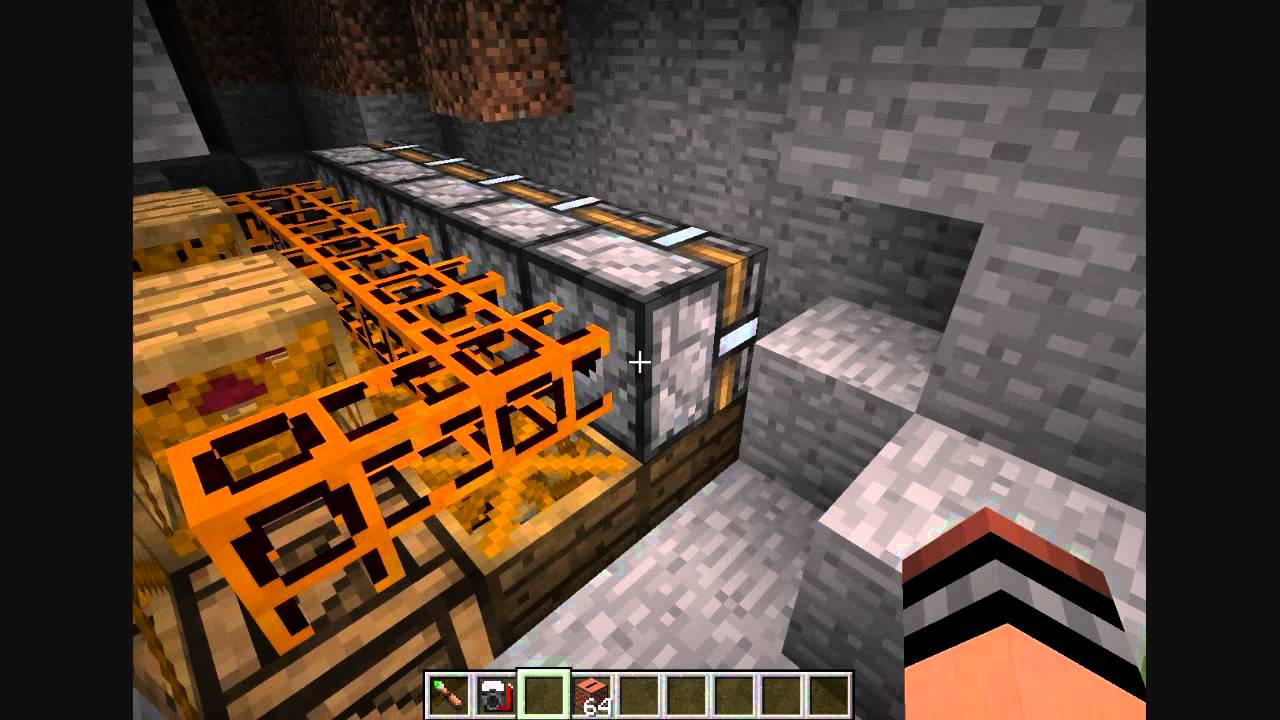 Minecraft RedPower Frames Tunnel Bore - YouTube