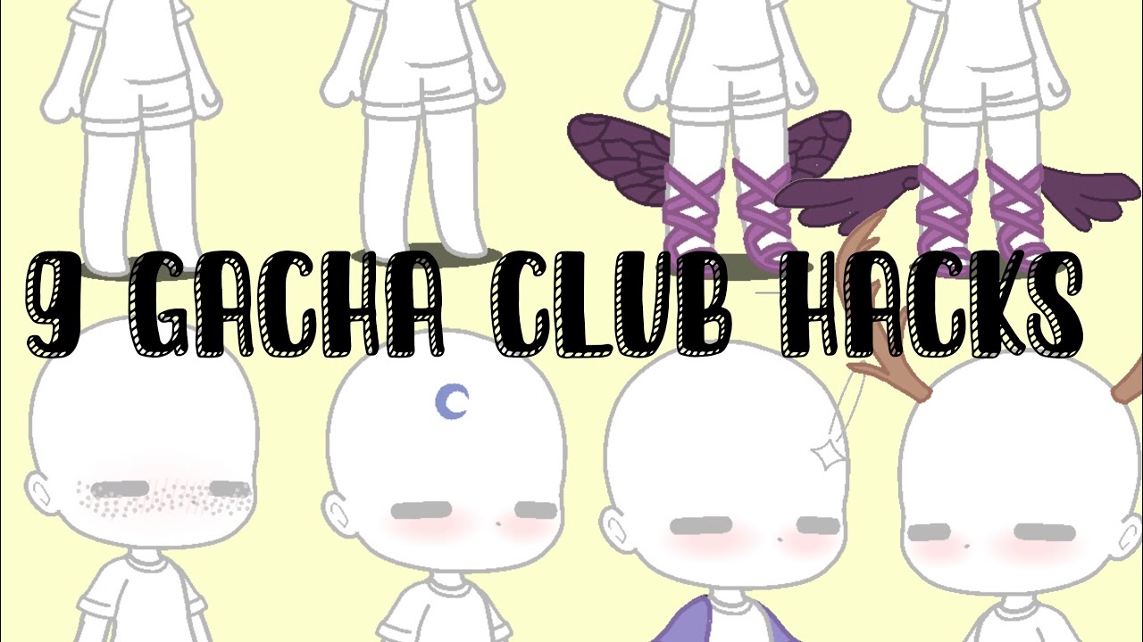 9 Gacha club accessories hacks (no intro yet) 100+ special - YouTube