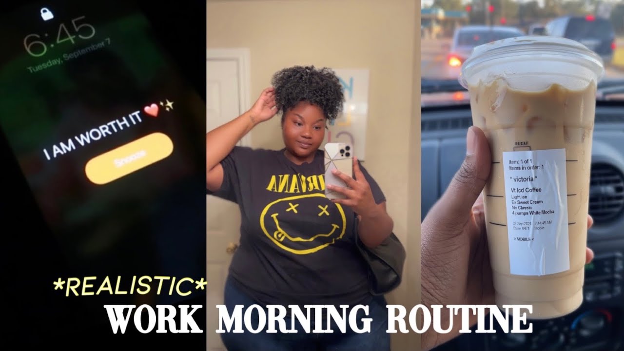 My *realistic* Morning Routine | 6AM Morning Routine | 9-5 Work Morning ...