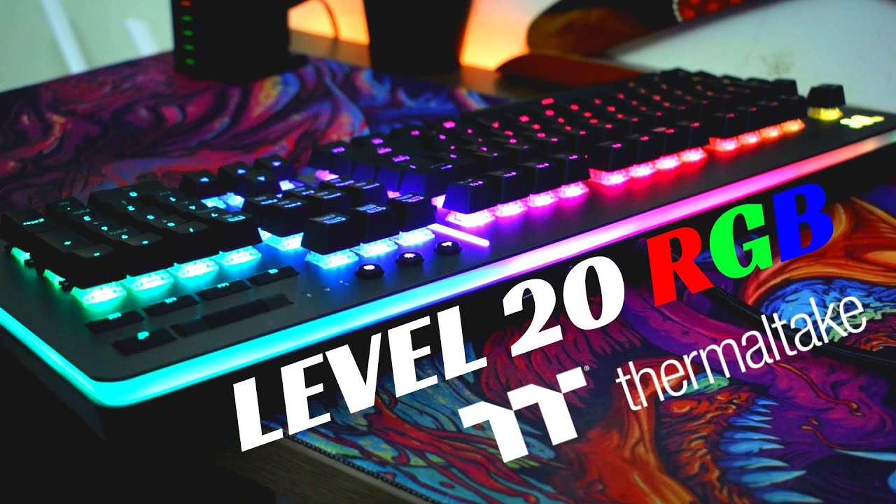 Thermaltake's Level 20 RGB Titanium Gaming Keyboard with Amazon Alexa ...