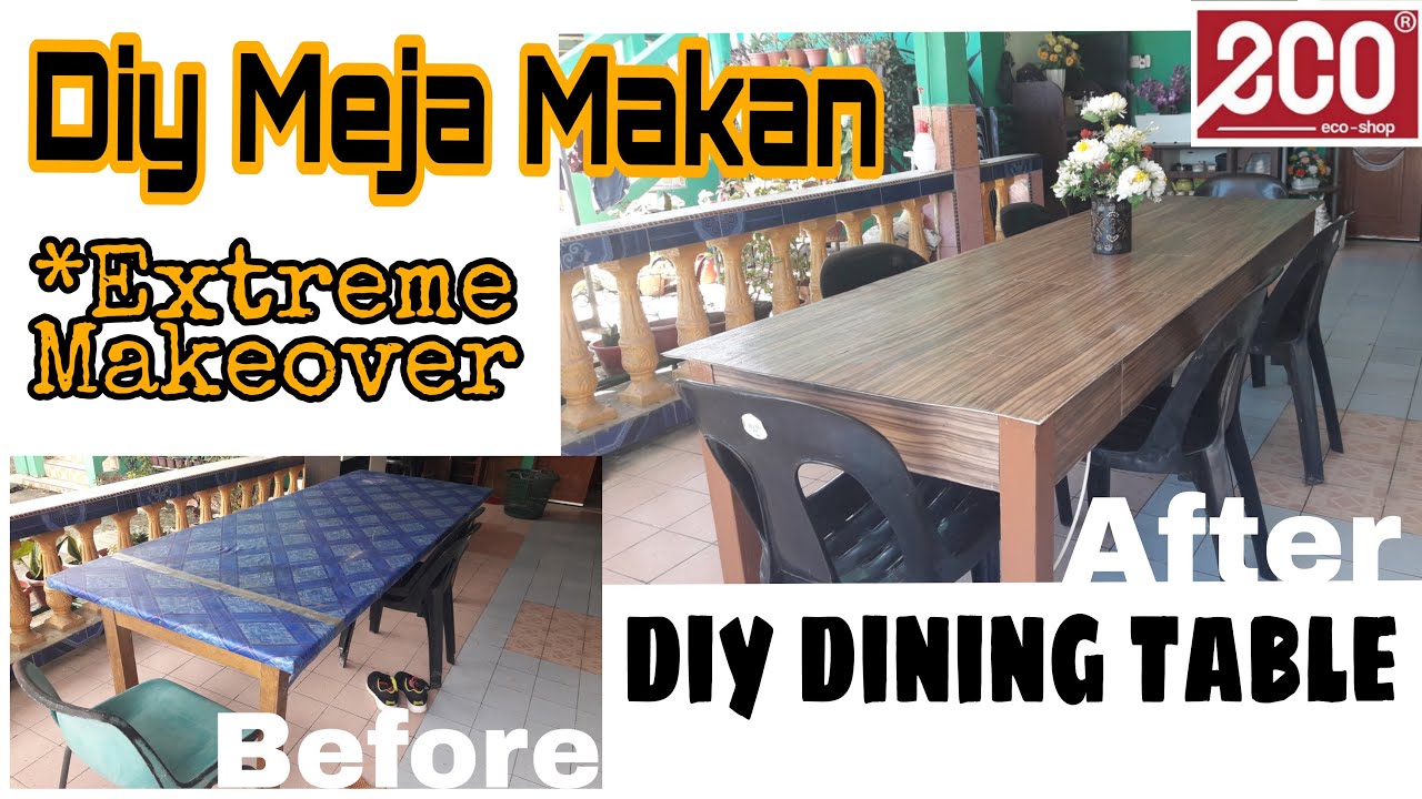 Diy Meja Makan Moden Murah dan Jimat Guna Eco Shop Item ( Diy Dining ...