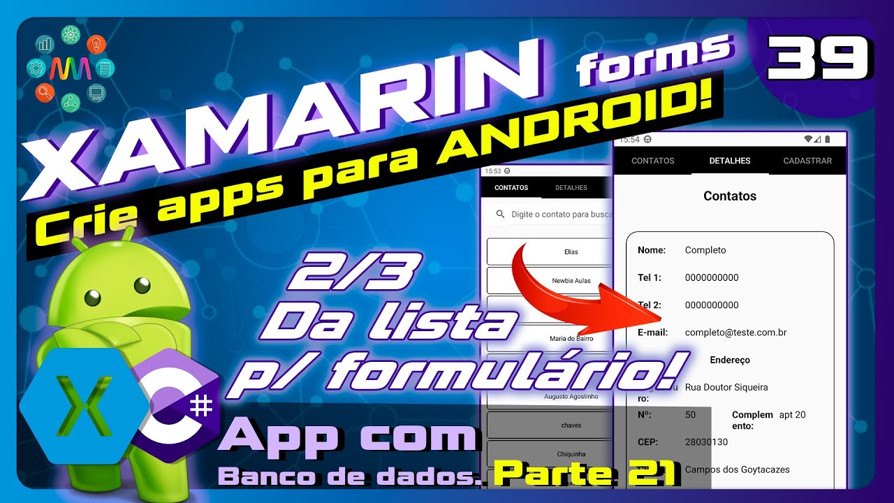 🟪 XAMARIN FORMS Aula 39 - CollectionView para Label 2/3 - YouTube