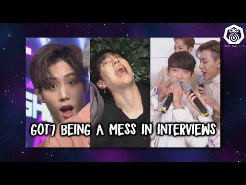 Got7 being a mess in interviews