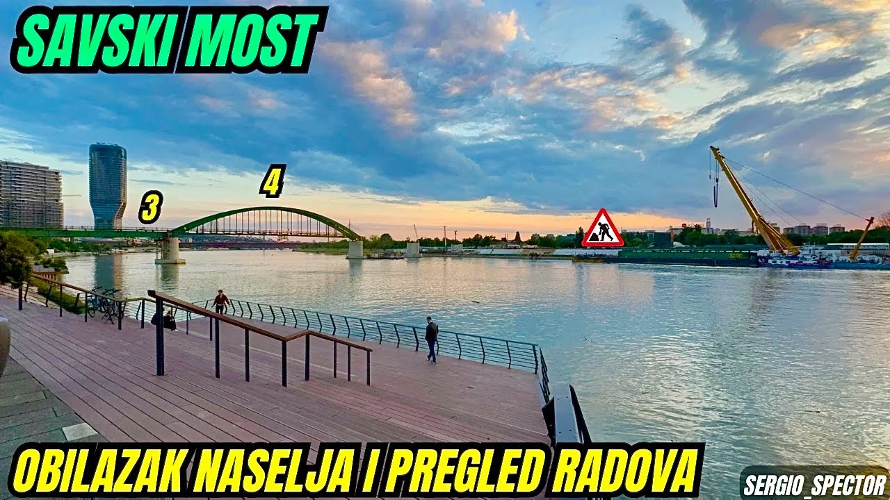 Beograd na vodi - Savski most, Novi Vrtić, skinute šine u Karađorđevoj ...