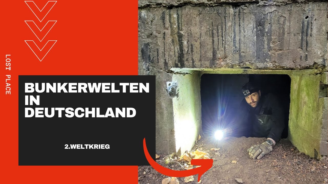 😱 Deutsche Bunker aus dem 2. Weltkrieg erkundet! - YouTube