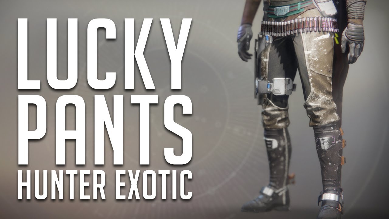 Lucky Pants - Hunter Exotic Leg Armor | Destiny 2 - YouTube