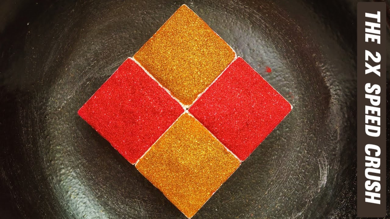 **THE 2X SPEED CRUSH**Red & Yellow Contrast Holi Colours + Glitters on ...