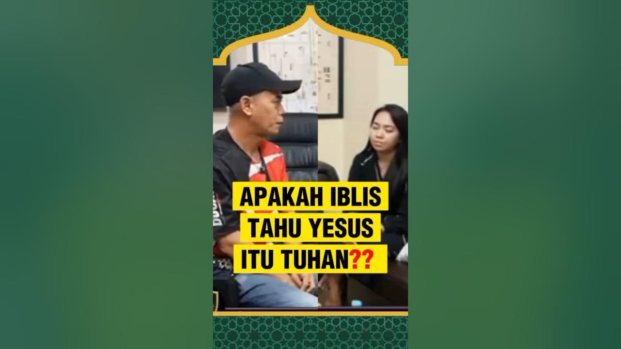 Iblis tahu Yesus itu Tuhan⁉️ - YouTube