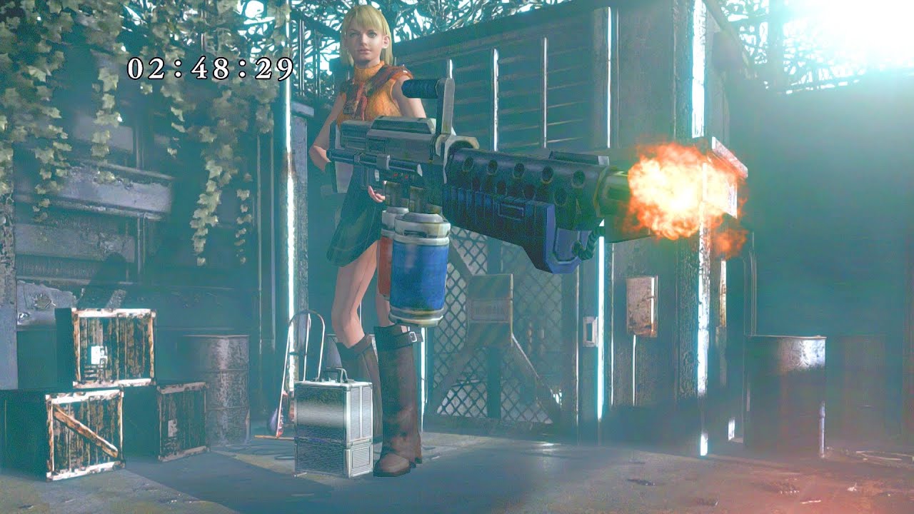 Ashley Big Gun & Weird Glitch | RE1: Remaster - YouTube