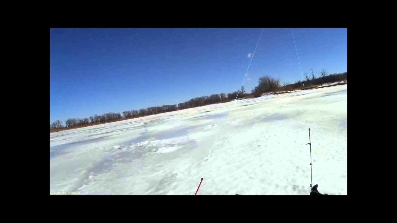 SCOW SLED Kite sailing - YouTube