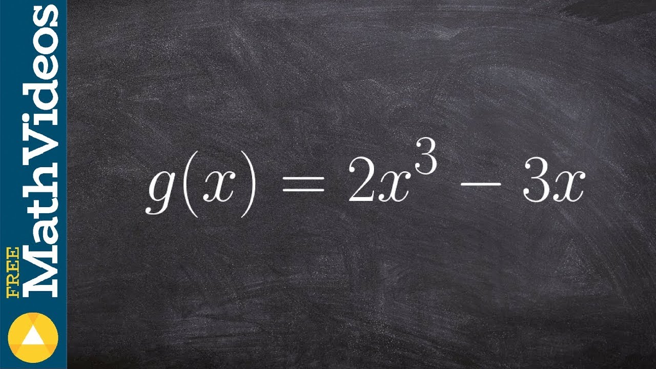 Algebraically Determine If the Polynomial Function is Even or Odd - YouTube