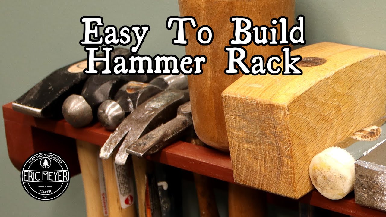 Super Simple Hammer Rack // Free Plans - YouTube
