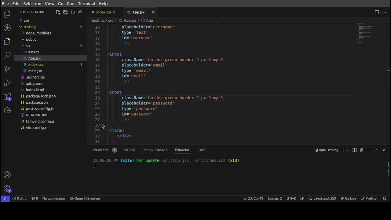 MERN connecting frontEnd to backEnd 1 - YouTube