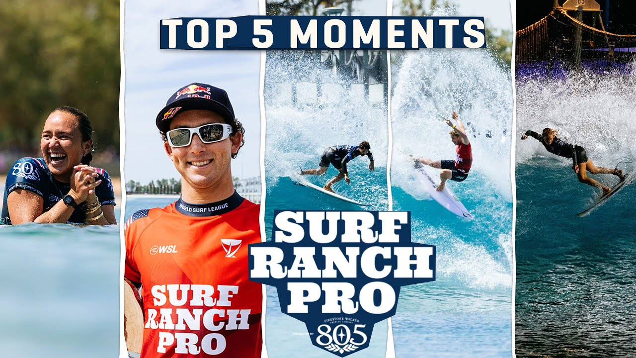 Top 5 Moments From The Surf Ranch Pro Presented by 805 Beer - YouTube