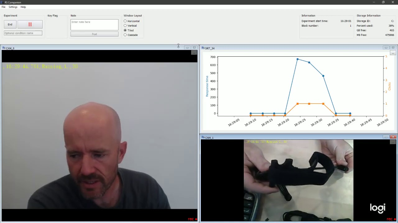 Red Scientific - Detection Response Task (DRT), Stimulus Options - YouTube