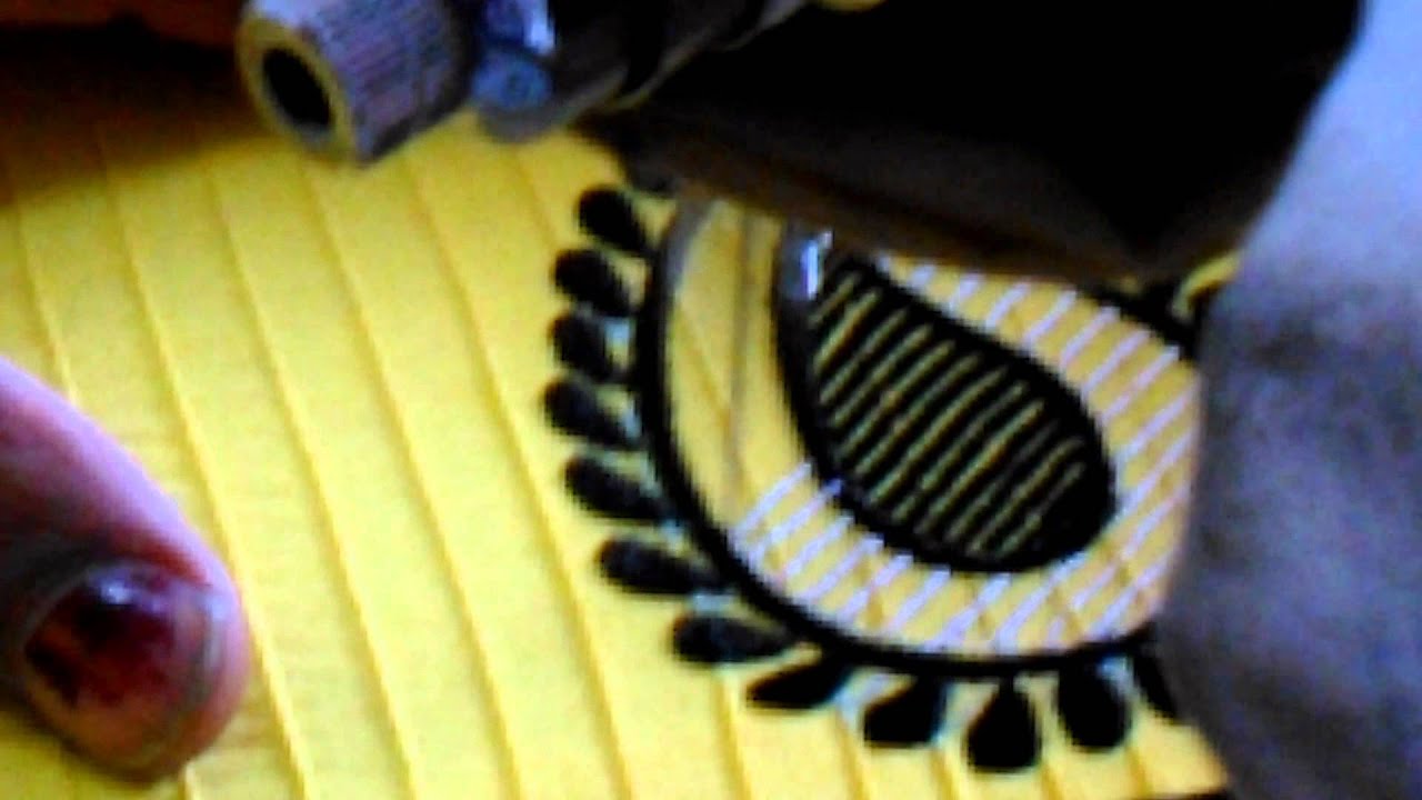 machine embroidery work - YouTube