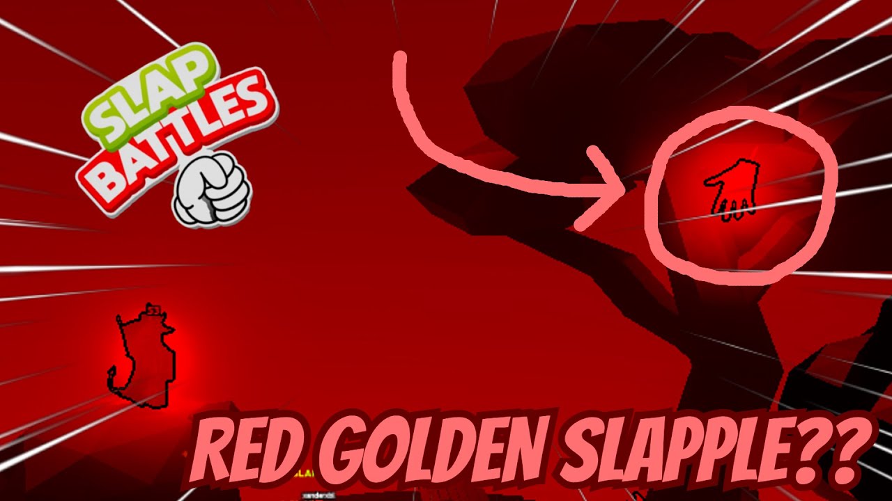 RED GOLDEN SLAPPLE?!?! - (Slap Battles Roblox) Realtime YouTube Live ...